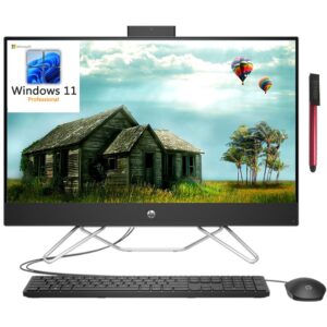 hp [windows 11 pro] 27 business all-in-one computer, 27" fhd 300 nits, hexa-core amd ryzen 5 5500u (beat i5-1135g7), 16gb ddr4 ram, 512gb pcie ssd + 1tb hdd, ac wifi, bluetooth 5.0, ir privacy webcam