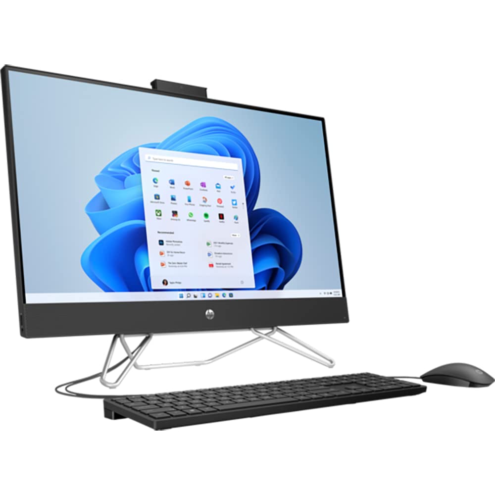 HP [Windows 11 Pro] 27 Business All-in-One Computer, 27" FHD 300 nits, Hexa-Core AMD Ryzen 5 5500U (Beat i5-1135G7), 16GB DDR4 RAM, 512GB PCIe SSD + 1TB HDD, AC WiFi, Bluetooth 5.0, IR Privacy Webcam