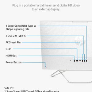 HP [Windows 11 Pro] 27 Business All-in-One Computer, 27" FHD 300 nits, Hexa-Core AMD Ryzen 5 5500U (Beat i5-1135G7), 16GB DDR4 RAM, 1TB PCIe SSD + 1TB HDD, AC WiFi, Bluetooth 5.0, IR Privacy Webcam