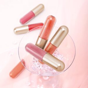 KISSIO Plumping Lip gloss,Shimmer and Cool,Make Lips Plump and Moisturizing,Lip Gloss contains Peppermint and Beeswax,Cruelty Free,0.19 oz. (03#Lakeside)