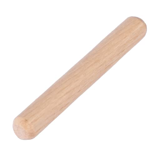 Entatial M8 Wooden Dowel Pins, Practice Fine Workmanship Wood Dowels Reliable Connection Solid Design for Household(M8*60(50PCS))