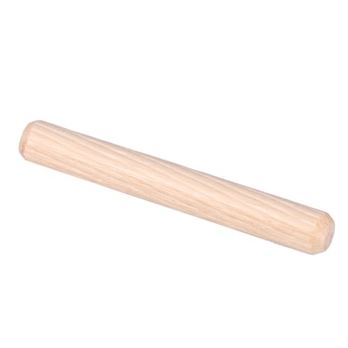 Entatial M8 Wooden Dowel Pins, Practice Fine Workmanship Wood Dowels Reliable Connection Solid Design for Household(M8*60(50PCS))