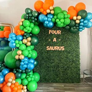 Dinosaur Balloon Garland Arch Kit Birthday Party Supplies Roar Foil For Boys Girls Decorations Green Kids Foil Jungle