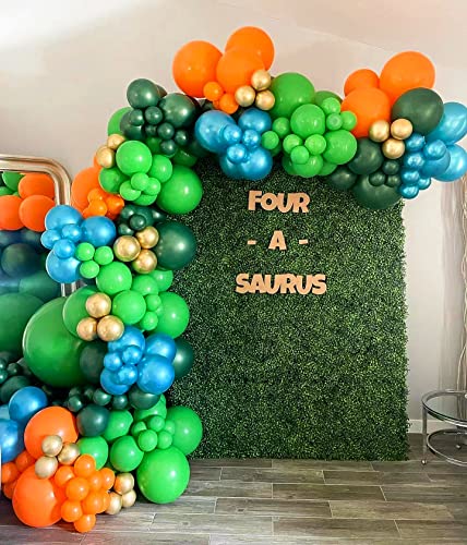 Dinosaur Balloon Garland Arch Kit Birthday Party Supplies Roar Foil For Boys Girls Decorations Green Kids Foil Jungle