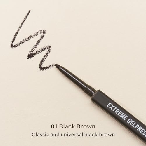 CLIO Extreme Gelpresso Pencil Liner 01 Black Brown