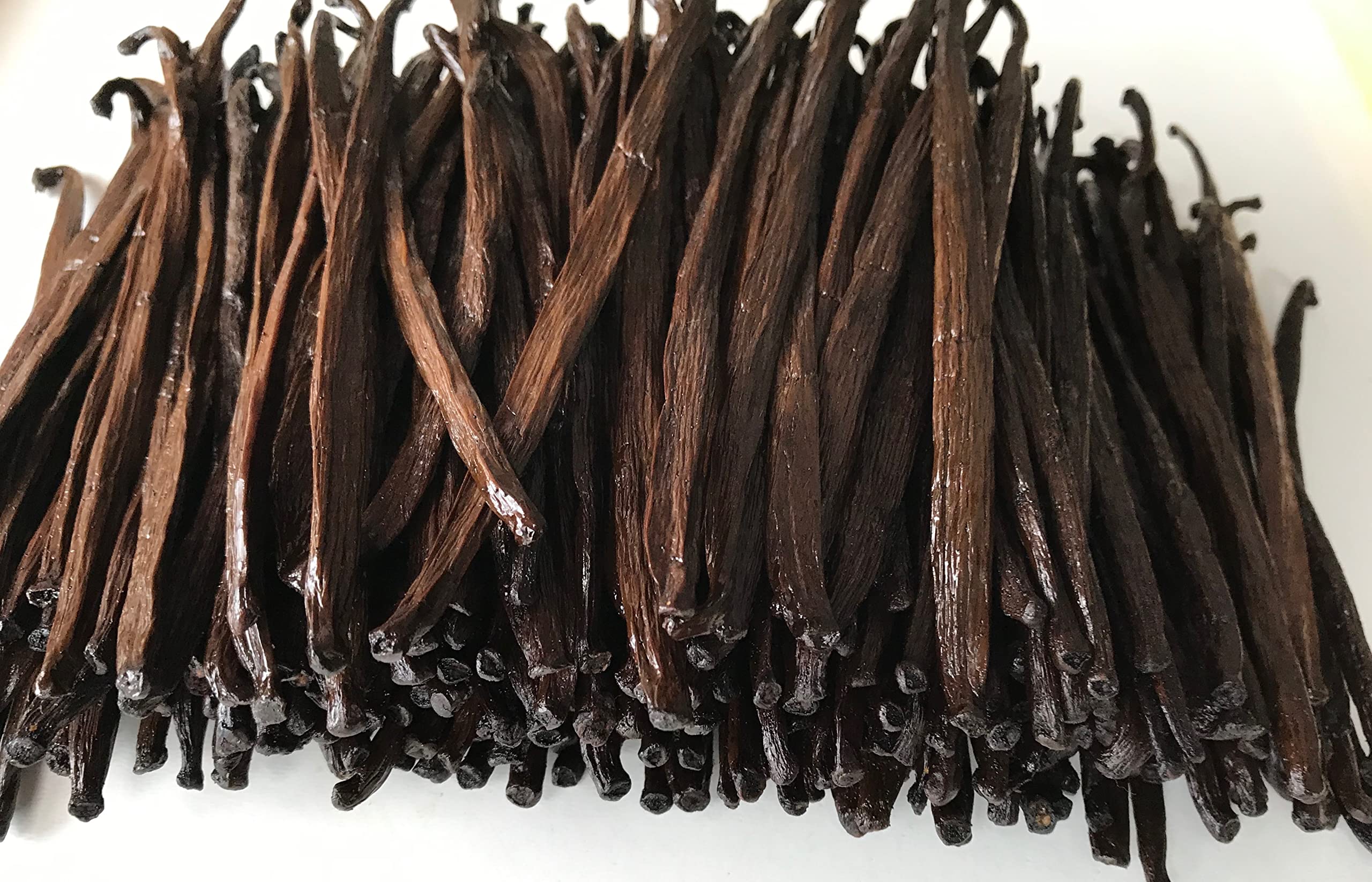 50 Organic Grade A Madagascar Vanilla Beans. Certified USDA Organic for Extract and all things Vanilla by FITNCLEAN VANILLA. ~5" Bulk Fresh Bourbon NON-GMO Pods.