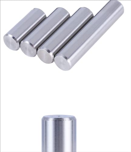 100 Pieces 304 Stainless Steel Cylindrical locating Dowel pin,Diameter 2mm; Total Length 6mm.for Metal Devices, Industrial Mold.