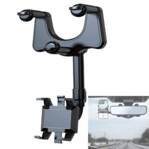 360°rotatable and retractable car phone holder car rearview mirror bracket,multifunctional adjustable universal phone holder,universal phone gps holder phone mount holder for all smartphones and car