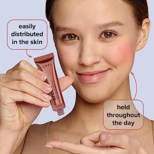 BB Blush Makeup LAMEL - Liquid Cream Blush for Cheeks & Lids Makeup, Creamy Texture, Hydrating, Long-Lasting, Blendable for All Skin Types - Cruelty-Free -401, Tea Rose -10ml/0,33fl.oz