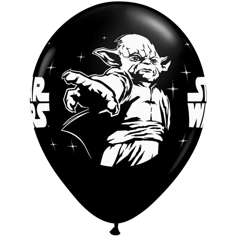 ROSUDA 19 Pcs Star Wars Balloon Set, Baby Child Balloons,Mandalorian Theme Video Games the Child Birthday Party Foil Film Dalloon Supplies Star Wars Bouquet Decorations for Kids Boys Girls