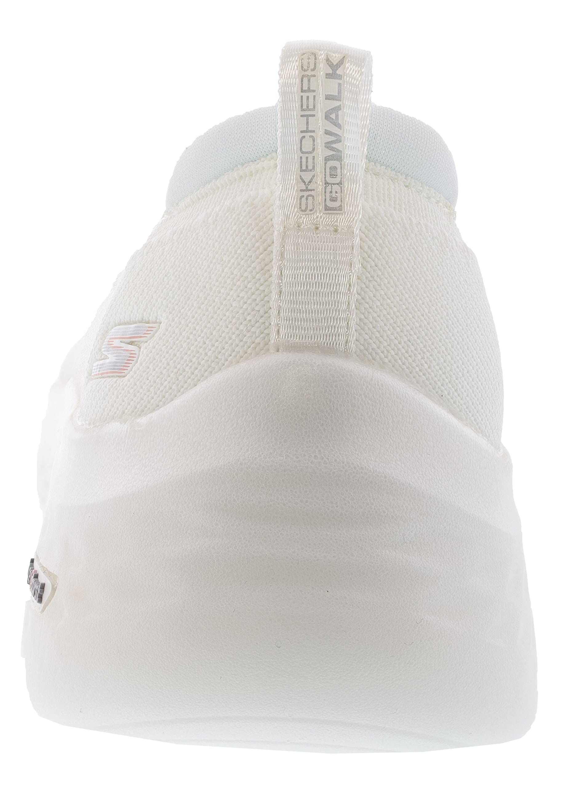 Skechers Women's Gowalk Hyper Burst Grand Smile Slip On Sneaker, White, 9