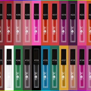 7V HOME BEAUTY Black Matte Liquid Lipstick, Long Lasting High Pigmented Non-stick Waterproof Black Lipstick (5ml, 723)