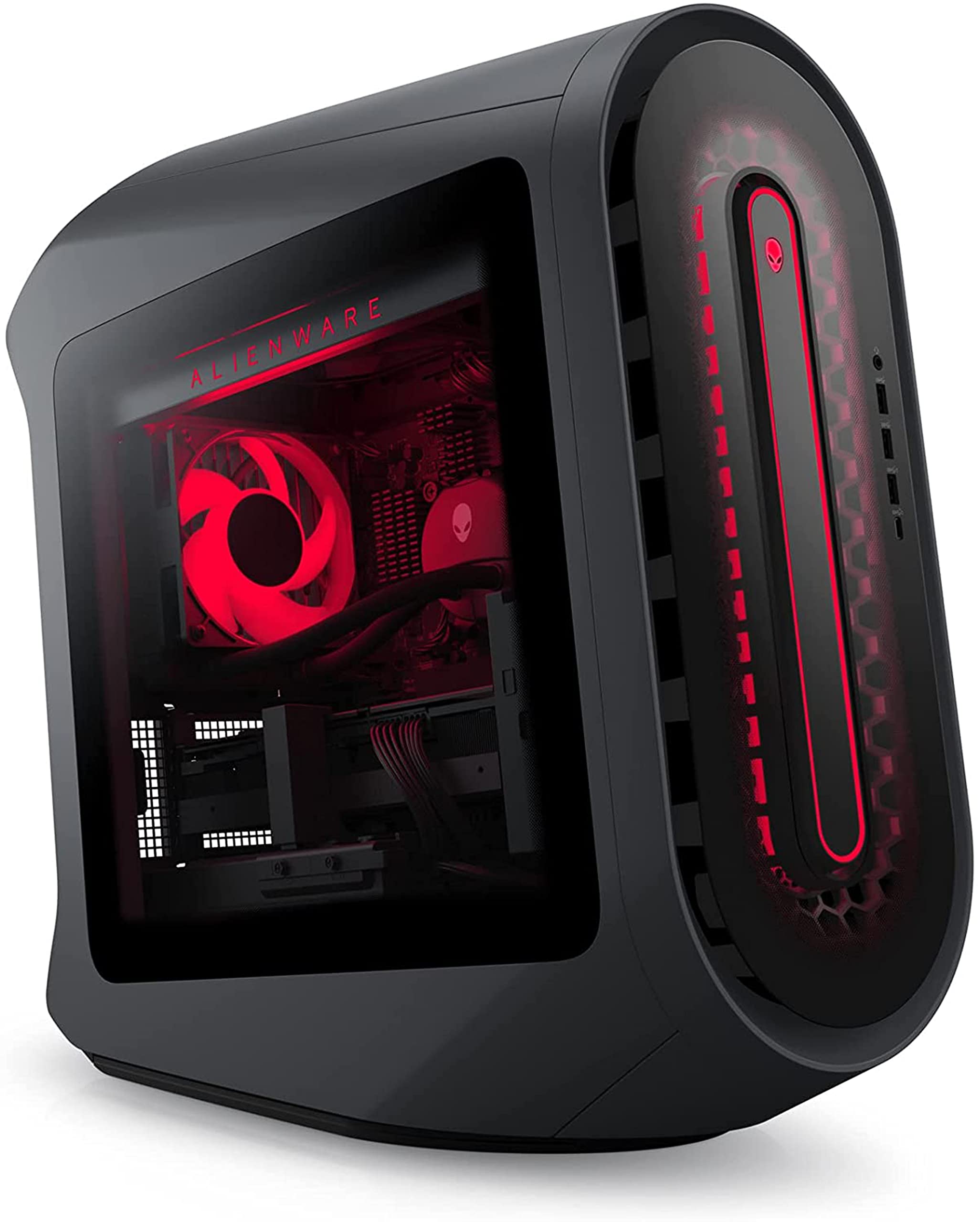 2022 Newest Alienware Aurora R14 Gaming Desktop, AMD Ryzen 9 5900, GeForce RTX 3080 10GB GDDR6X, 128GB RAM, 2TB SSD + 8TB HDD, Liquid Cooled, WiFi 6, HDMI, DP, Windows 11 Home, Dark Side of The Moon