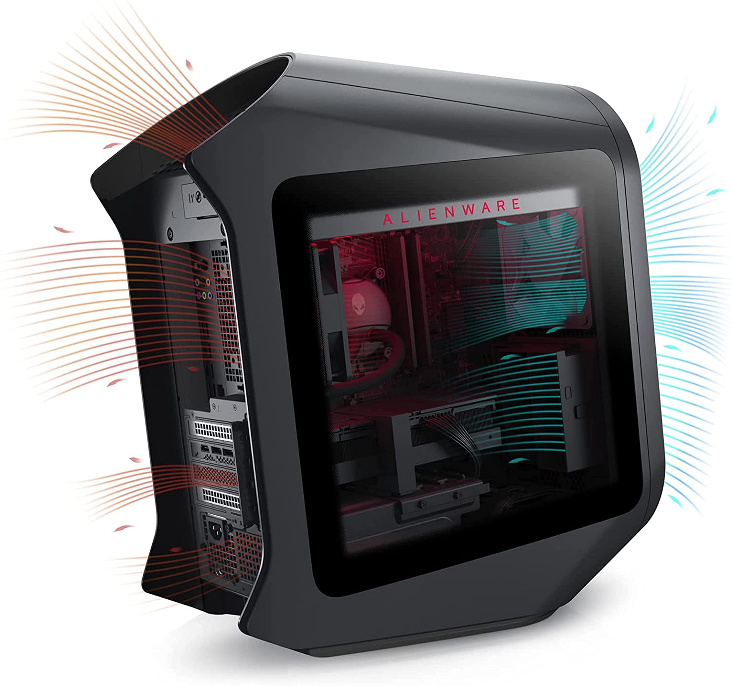 2022 Newest Alienware Aurora R14 Gaming Desktop, AMD Ryzen 9 5900, GeForce RTX 3080 10GB GDDR6X, 128GB RAM, 2TB SSD + 8TB HDD, Liquid Cooled, WiFi 6, HDMI, DP, Windows 11 Home, Dark Side of The Moon