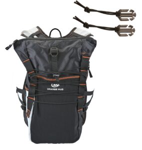 m orange mud adventure pack 12l, black 3.0, with tph