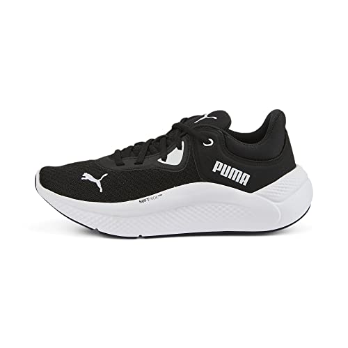 PUMA Women's SOFTRIDE PRO Sneaker, Puma Black-Puma White, 7