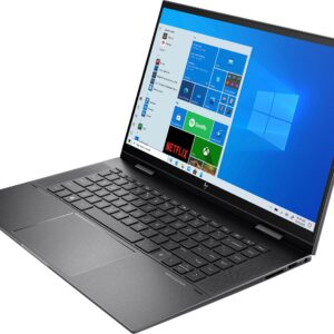 2022 HP Envy 2-in-1 Laptop 15.6 inch FHD Touchscreen 8-Core AMD Ryzen 7 5700U Radeon Graphics 32GB DDR4 1TB NVMe SSD WI-FI 6 Win 11 Pro Fingerprint Backlit Keyboard w/ 32GB USB Drive