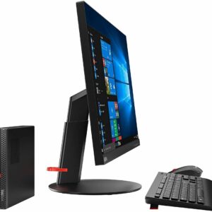 Lenovo ThinkCentre M920q Tiny Desktop,Intel 6 Core i5-8500T,16GB RAM,New 512GB NVME SSD,HDMI,DisplayPort,WiFi,Bluetooth,Wireless Keyboard Mouse,Windows 11 (Renewed)