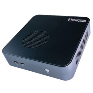 shinobi mini pc computer | 4k streaming media center + mini gaming pc | amd ryzen 7 (8-core) + radeon vega 7 igpu | 16gb ddr4 ram | 512gb nvme ssd | wi-fi 6 + bt | windows 11 pro