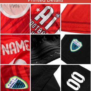 Custom Soccer Jersey Shorts for Men Women Kids Personalized Sportswear Printed Any Name Number