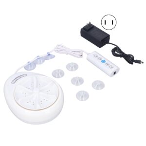 Portable Washing Machine, 120W Mini Washer Travel Clothes Underwear Washer for Compact Laundry(#1)