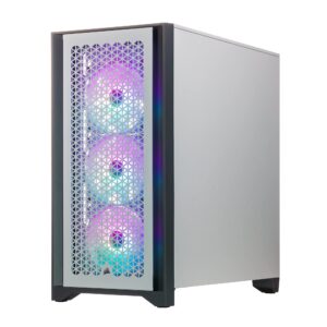 Velztorm Argentux Gaming Desktop PC (Intel i7-11700K 8-Core, 16GB DDR4, 1TB PCIe SSD, GeForce RTX 3080 10GB, 360mm AIO, RGB Fans, 750W PSU, AC WiFi, BT, Win10Home) VELZ0014