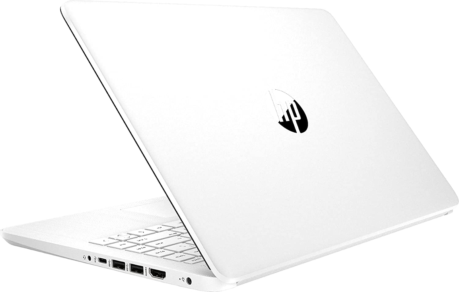 HP 2022 Newest Premium 14" Laptop| Intel Celeron N4020 8GB RAM 128GB(64GB SSD+ 64GB Card)| Webcam HDMI Wi-Fi| 1 Year MS 365| LIONEYE Bundle| White