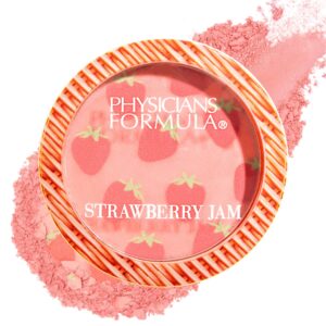 physicians formula murumuru strawberry jam blush strawberry, shimmery finish