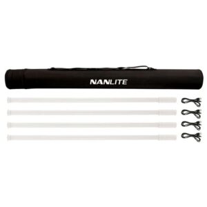 nanlite pavotube t8-7x rgbww led pixel tube 4-kit