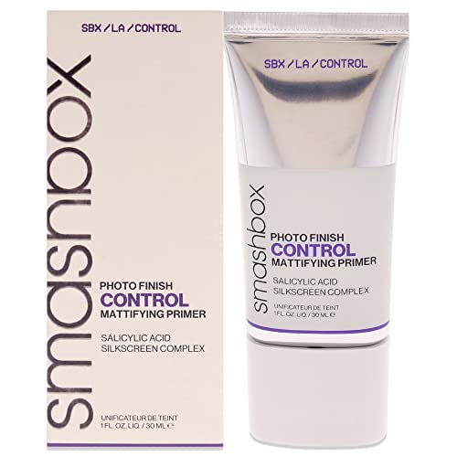 Photo Finish Control Mattifying Makeup Primer with Salicylic Acid - An Oil- Controlling Primer for Matte Looking Skin - Standard, 1.01 fl oz