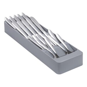 Kitchen Drawer Cutlery Organizer - Compact Space Saving Tray for Flatware and Silverware