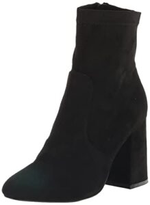 madden girl women's swift fashion boot, black fabric, 6