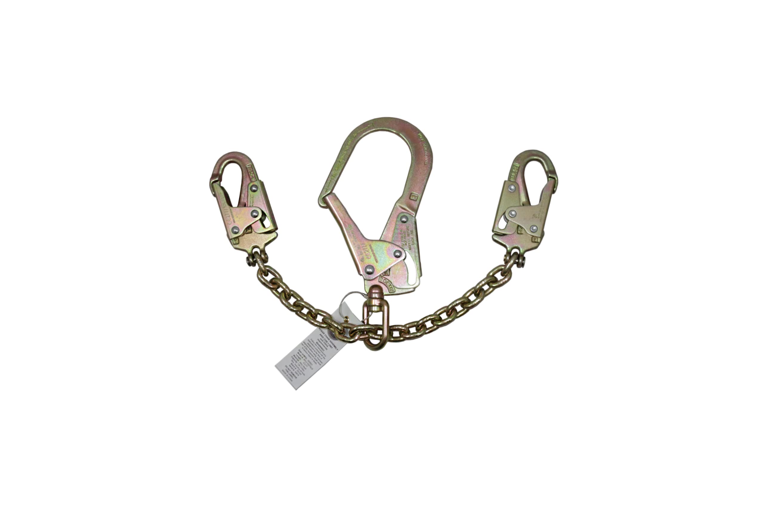 AFP Rebar Positioning Chain Assembly with Swivel Hook (Gold)