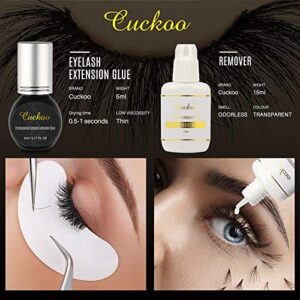 Cuckoo Eyelash Extension Supplies Kit,Lash Extension Practice Kit For Beginner,Mannequin Head With 7 Pairs Replaced Eyelids Silicone And Supplies Training Set,Professional Eyelash Extension Kit