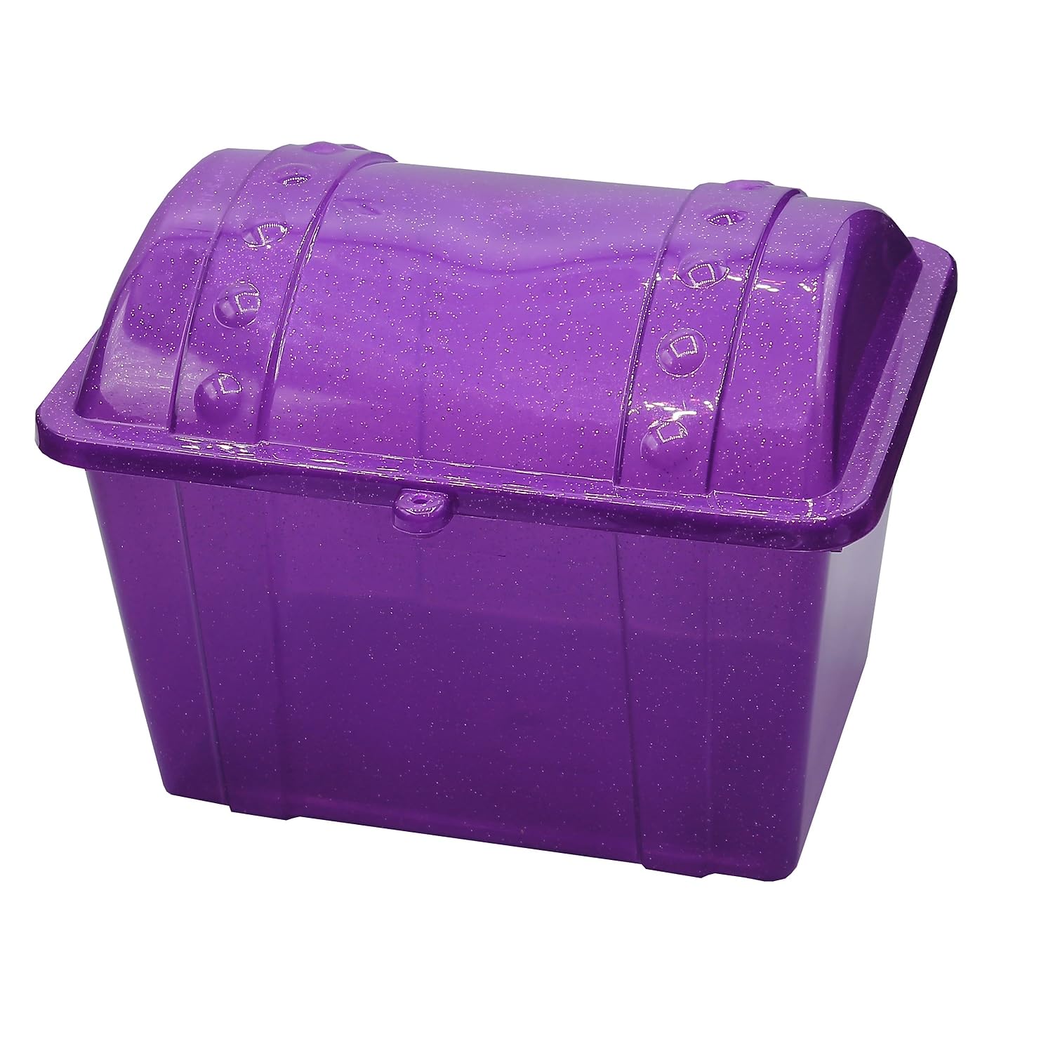 Romanoff Jr. Treasure Chest, Purple Sparkle, Pack of 3