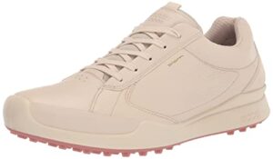 ecco women's biom hybrid original hydromax water resistant golf shoe, limestone, 8-8.5