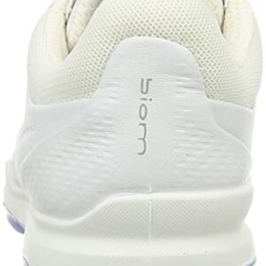 ECCO Women's Biom Hybrid 3 BOA Hydromax Water Resistant Golf Shoe, White/White, 9-9.5