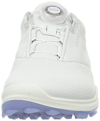 ECCO Women's Biom Hybrid 3 BOA Hydromax Water Resistant Golf Shoe, White/White, 9-9.5