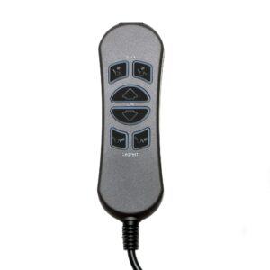 Fruhdi 6 Button 5 Pin Prong MLSK89-A2 Hand Control Handset Remote with USB and Backlight for Lift Chairs Power Recliners