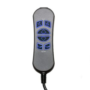 Fruhdi 6 Button 5 Pin Prong MLSK89-A2 Hand Control Handset Remote with USB and Backlight for Lift Chairs Power Recliners