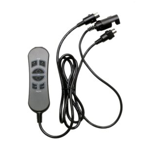 Fruhdi 6 Button 5 Pin Prong MLSK89-A2 Hand Control Handset Remote with USB and Backlight for Lift Chairs Power Recliners