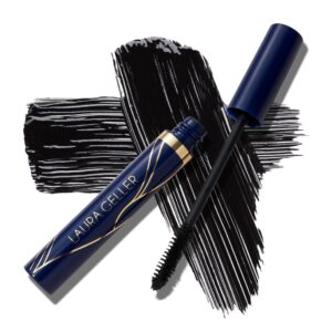 laura geller new york always there waterproof lengthening mascara in black | long-lasting mascara for volume and length