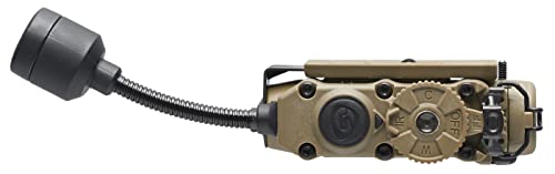 Streamlight 14307 Sidewinder Stalk 76-Lumen Tactical Helmet Light with Flexible Stalk, Includes Battery, Helmet Clip, Arc Rail Mount and Assembly, Coyote