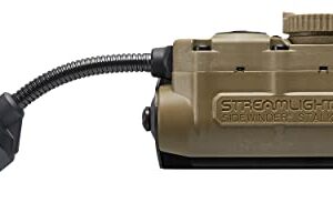 Streamlight 14307 Sidewinder Stalk 76-Lumen Tactical Helmet Light with Flexible Stalk, Includes Battery, Helmet Clip, Arc Rail Mount and Assembly, Coyote