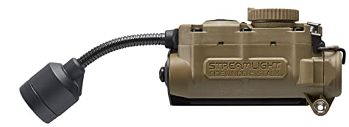 Streamlight 14307 Sidewinder Stalk 76-Lumen Tactical Helmet Light with Flexible Stalk, Includes Battery, Helmet Clip, Arc Rail Mount and Assembly, Coyote