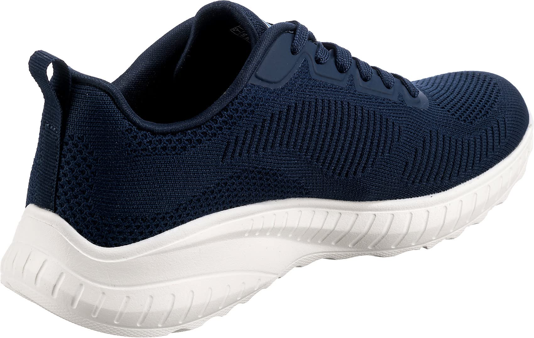 Skechers Women's Bobs Squad Chaos – Face Off Sneaker, Navy, 5 Wide