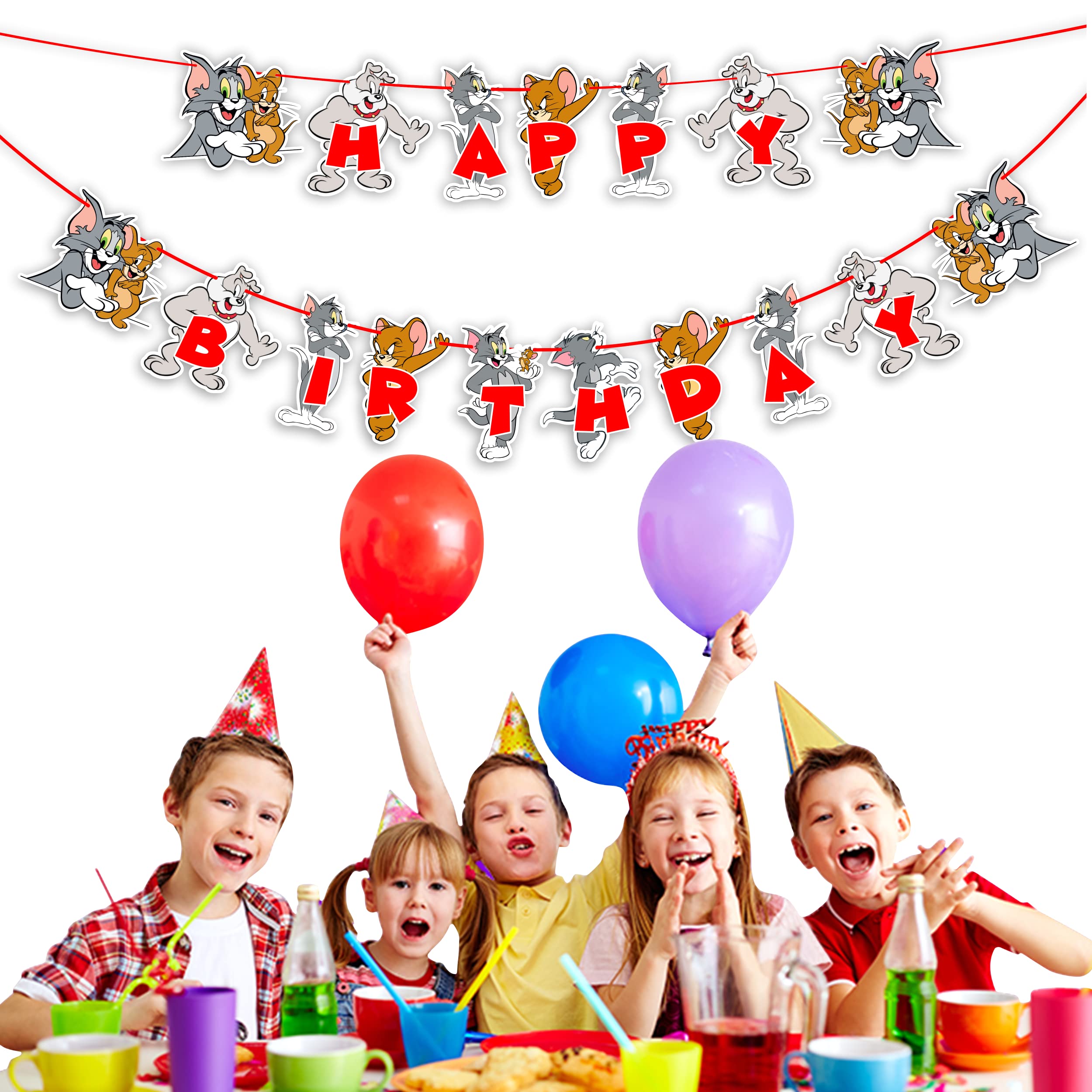 Seyal® Tom & Jery Happy Birthday Banner