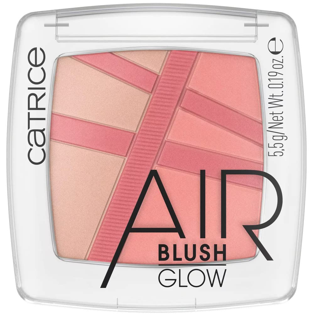 Catrice | Airblush Glow | Shimmery, Lightweight, Long Lasting Powder Blush for Natural & Glow Make Up | Vegan & Cruelty Free (030 | Rosy Love)