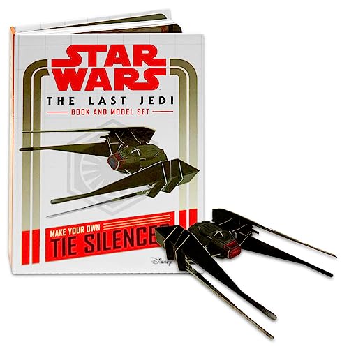 Star Wars Model Ships Activity Book Set - 4 Pc Star Wars Model Book Bundle with Build Your Own X-Wing and The Last Jedi Book and Model (Star Wars Craft Kits for Kids, Boys, and Girls)