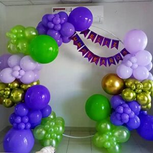 111 pcs Tiana Princess Balloons Arch Garland Party Decoration Frog Balloon Party Supplies for Princess Favor Theme Birthday Party Decorations